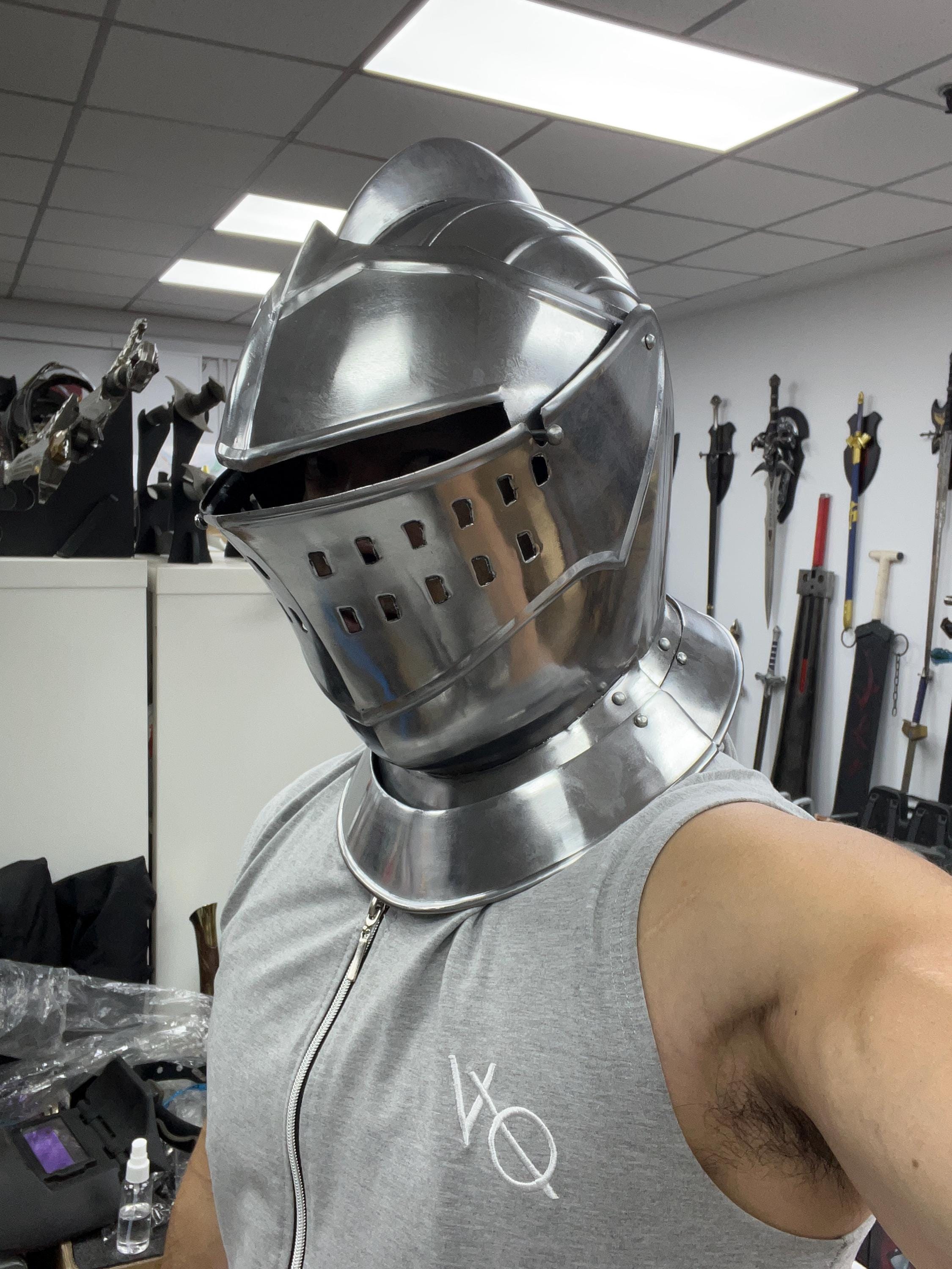 Dark Souls Elden Ring Bloodborne Elite Knight Helmet Cosplay Metal ...