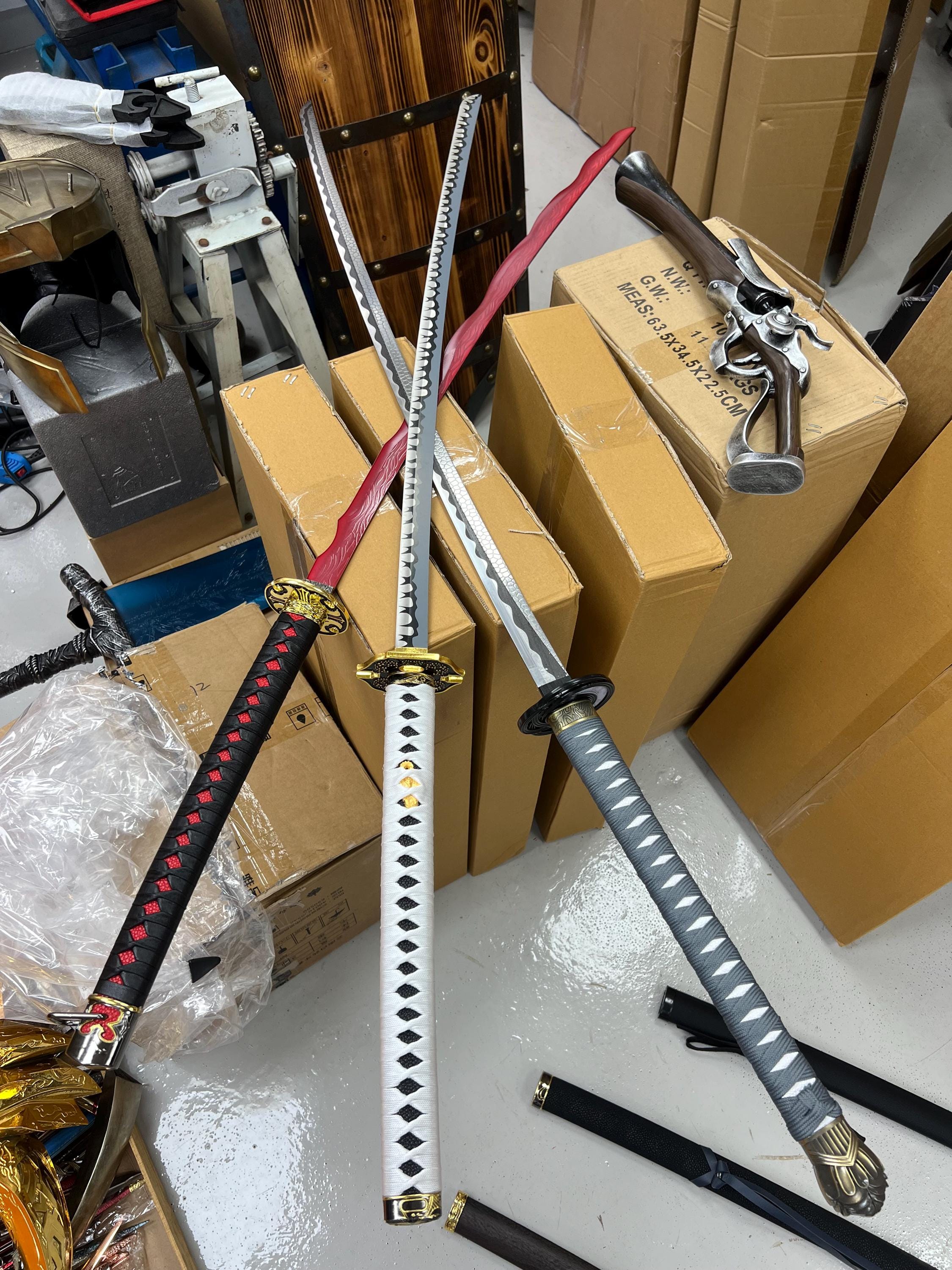 Katana Blade Elden Ring Moonveil Rivers of Blood DMC Yamato Cosplay ...