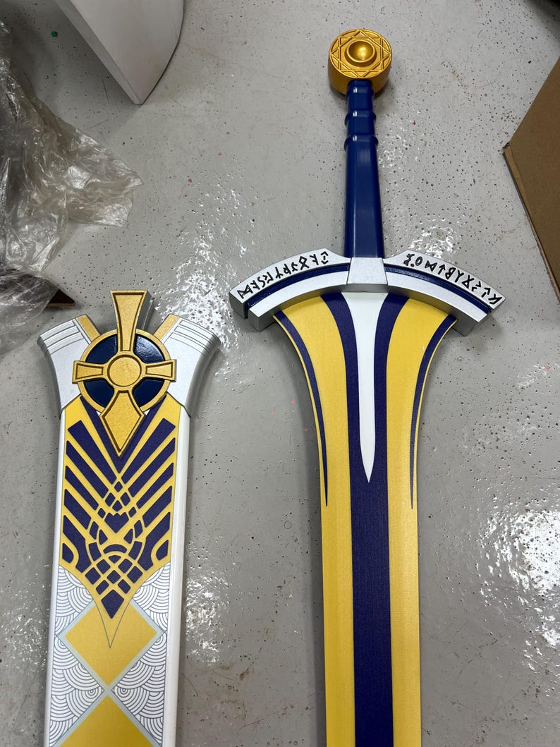 Fate Stay Night Grand Order FGO Saber First Excalibur Caliburn Sword ...