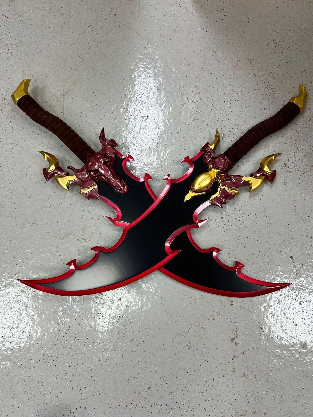 Solo Dagger Fang Cosplay Demon King Blade Sword Metal Weapon - Etsy