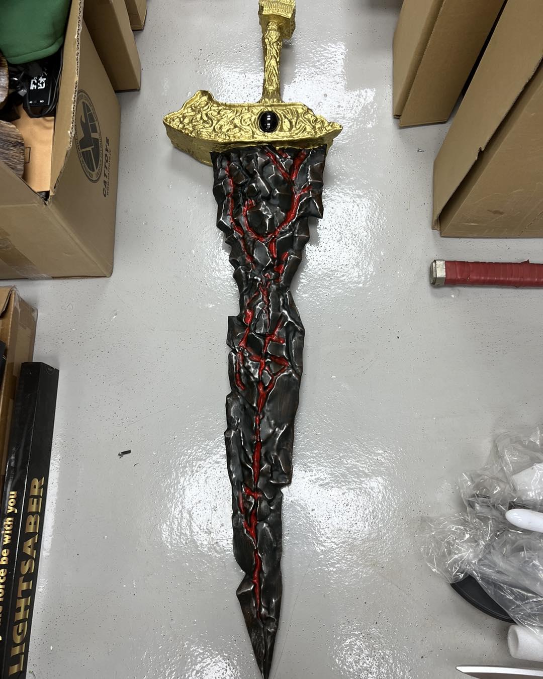 Elden Ring Maliketh’s Black Blade Dark Souls Bloodborne Sword Cosplay ...