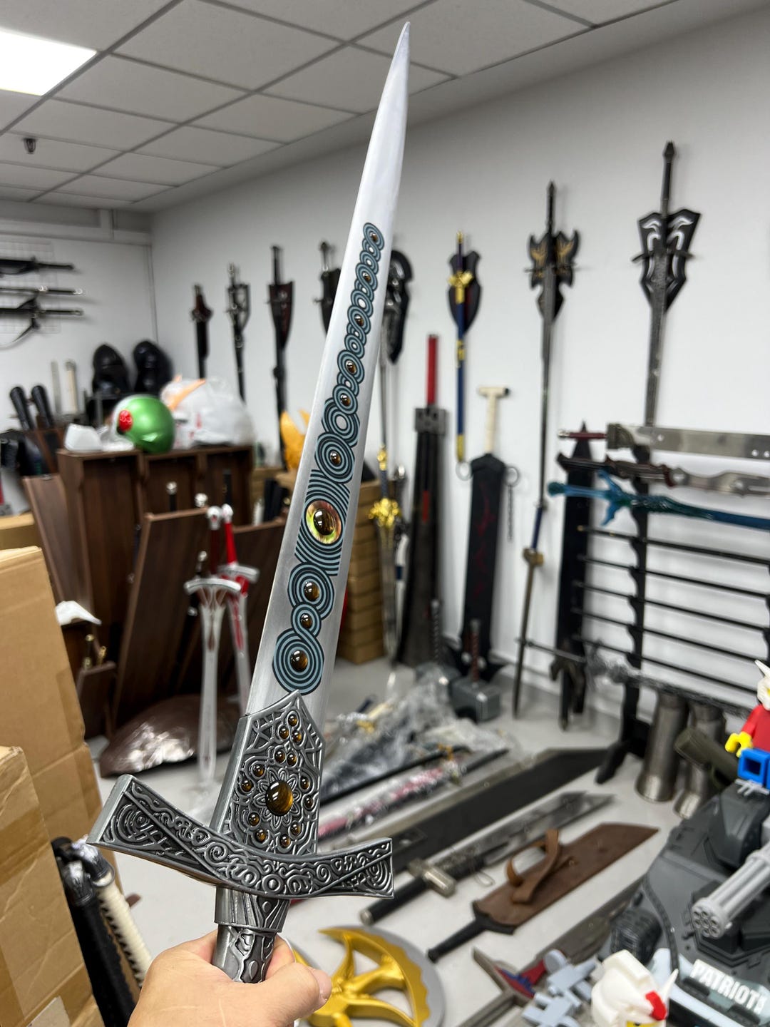 Elden Ring Dark Souls Bloodborne Steel Sword E Cosplay Metal Weapon Not ...