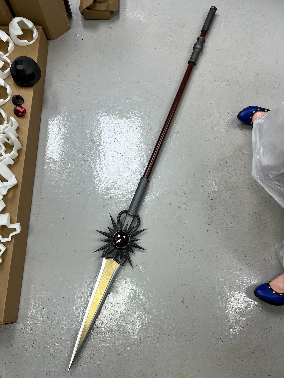 Steel Baldurs Gate 3 Selune Shadowheart Spear of Night Blade Cosplay ...