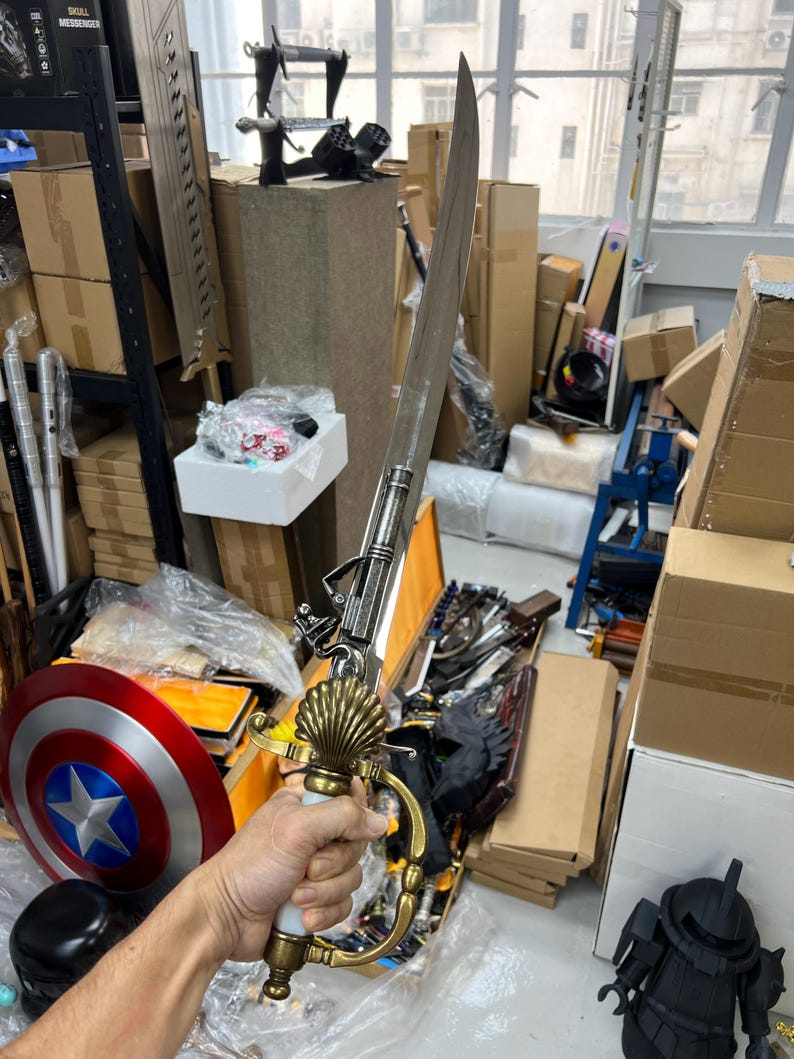 Gunblade Cosplay Metal Steel Weapon Sword Blade Knife FF8 - Etsy