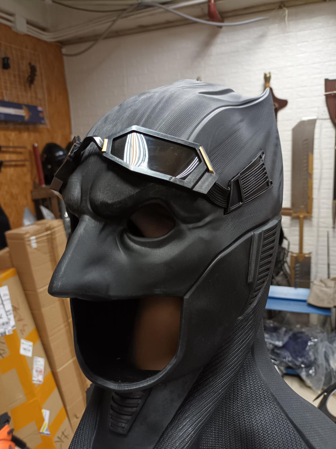 Batman Flash Head Helmet Mask Cosplay Armor - Etsy