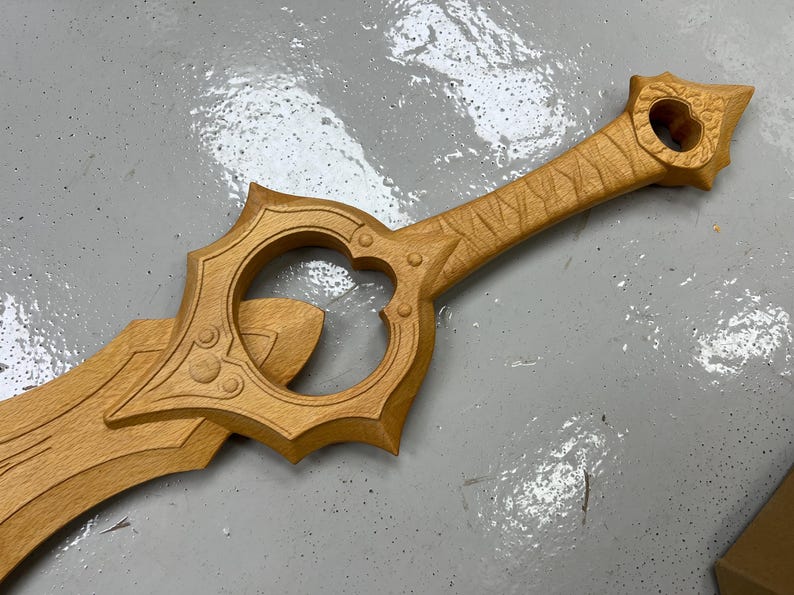 Wooden Sword Infinity Blade Cosplay Wood Weapon - Etsy