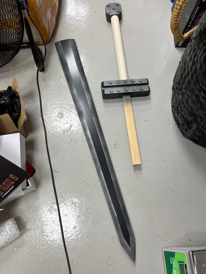 Berserk Berserker Guts Pre Dragon Great Sword Cosplay Wooden Weapon - Etsy