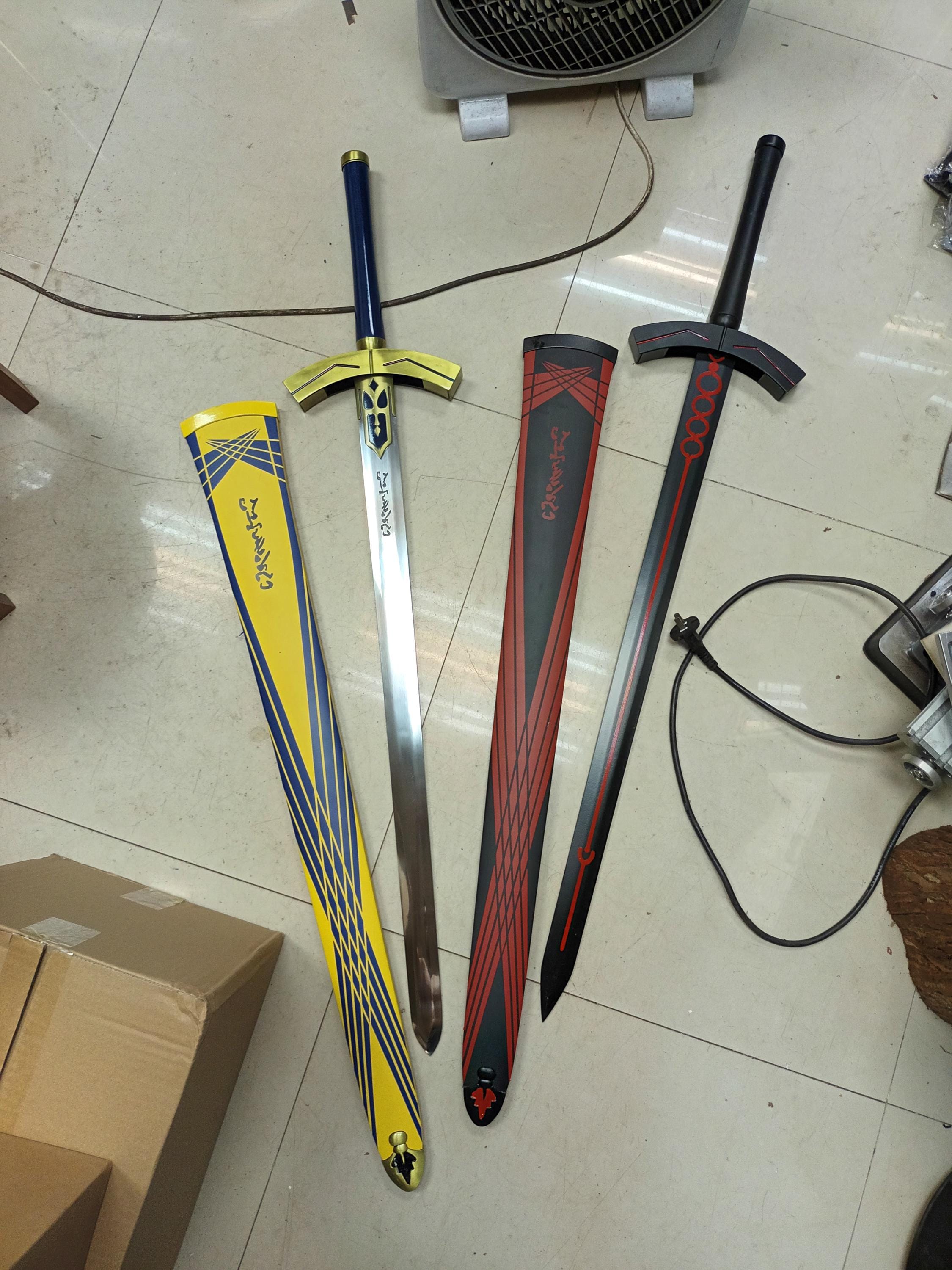 Steel Fate Stay Night Excalibur Calibur King Sword Black Jeanne Red ...