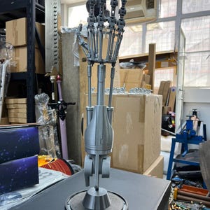 3d Print LED Terminator Arm Forearm Hand Head Chip T800 Bust Cosplay ...