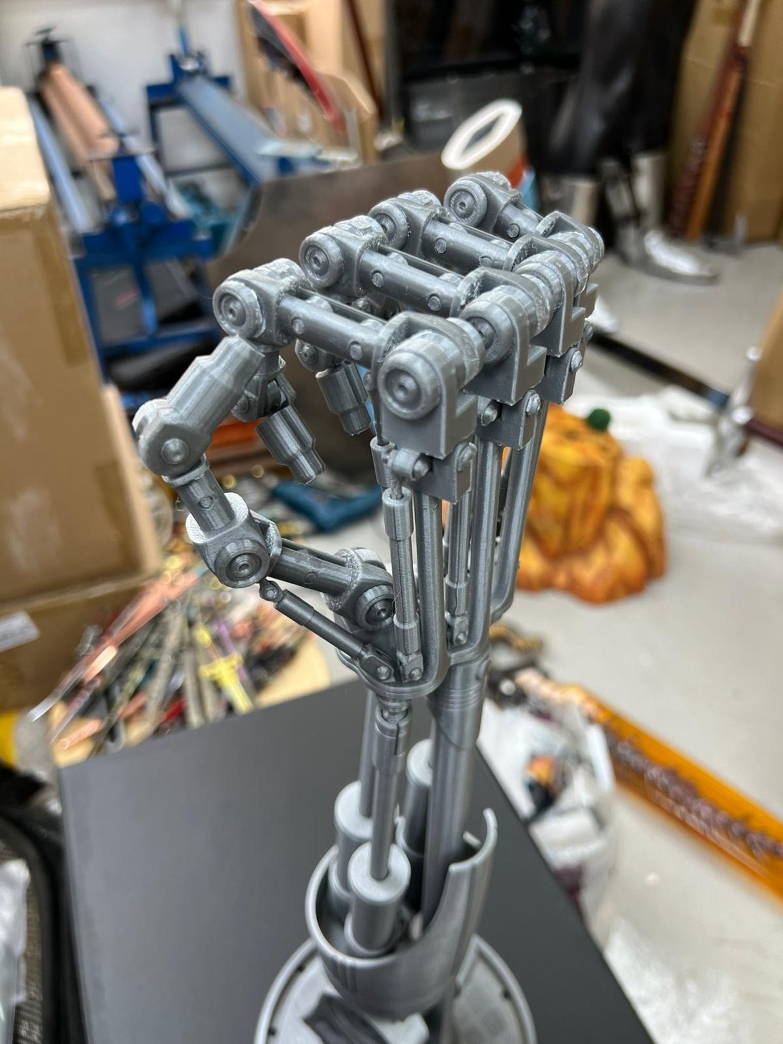 3d Print LED Terminator Arm Forearm Hand Head Chip T800 Bust Cosplay ...