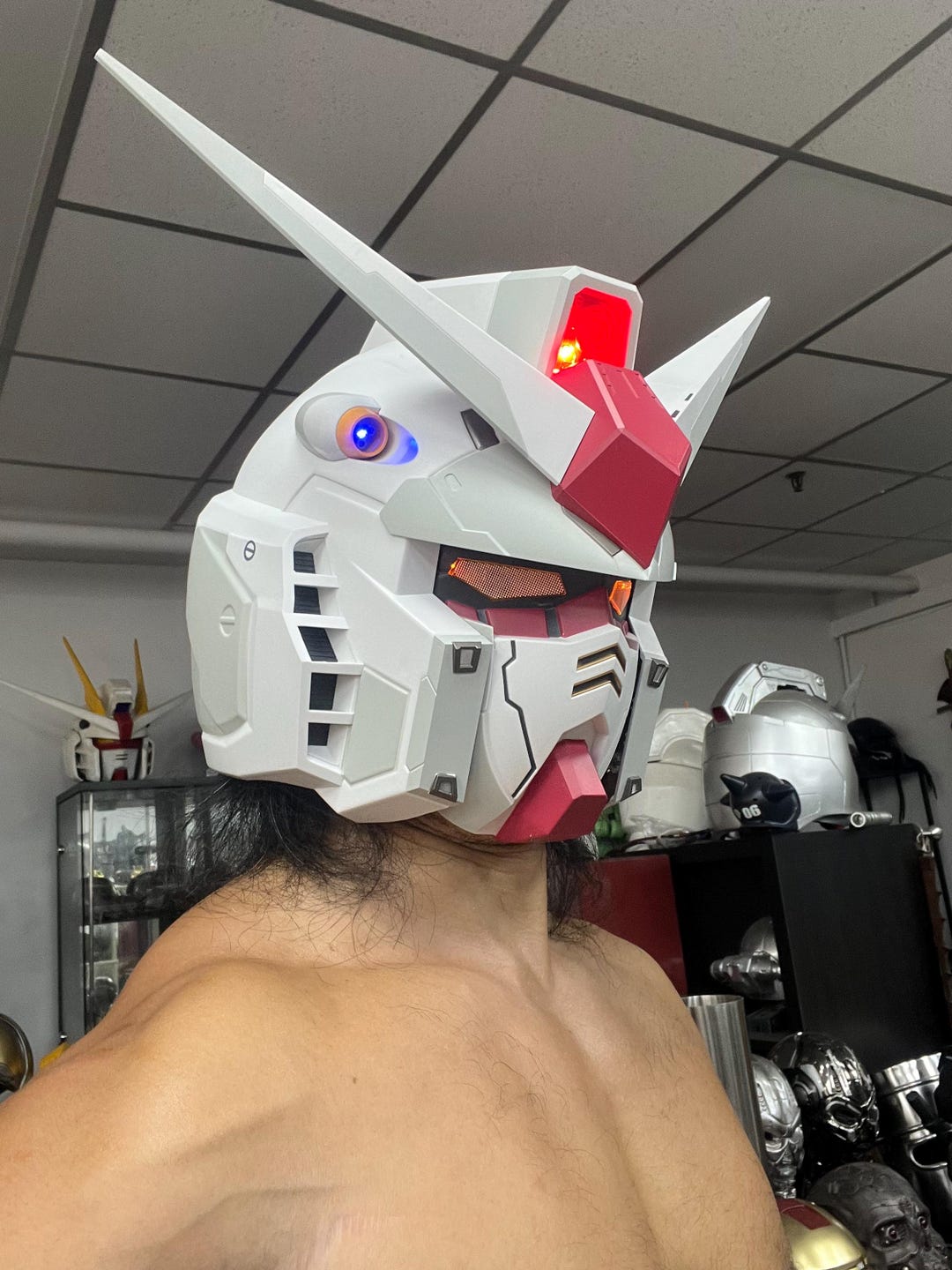 LED Mobile Suit Gundam Metroid Bumble Bee Optimus Prime Kamen Masked ...