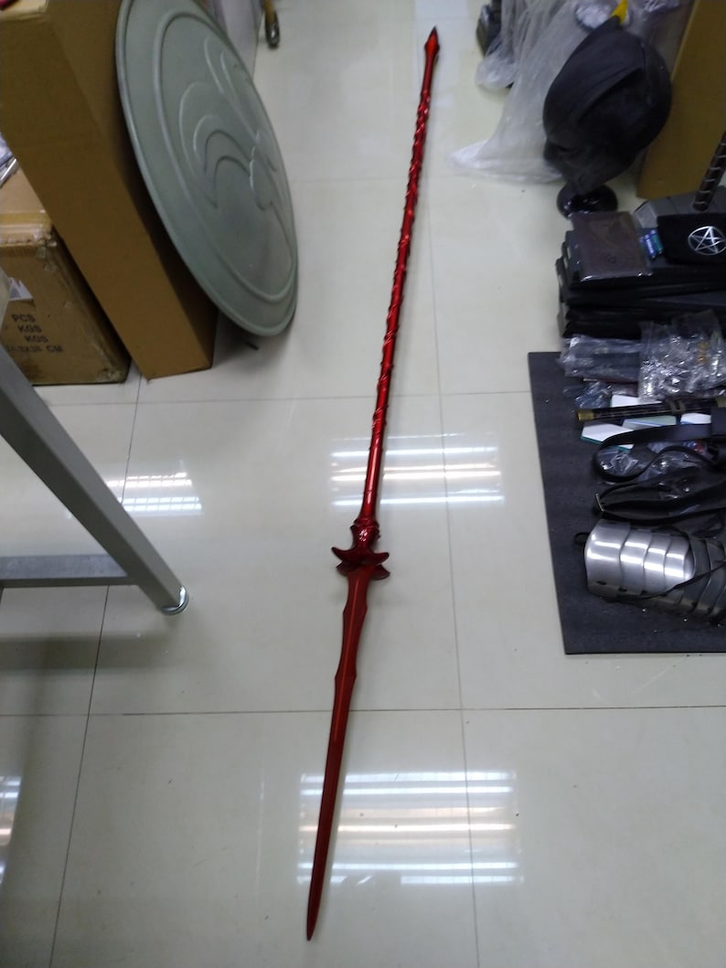 Fate Stay Night FGO Lancer Blood Spear Metal Cosplay Weapon - Etsy