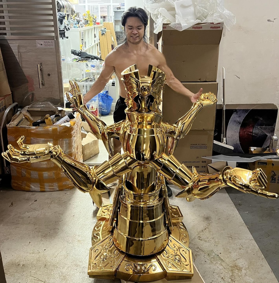 Saint Seiya Gemini Gold Cloth Armor Object Cosplay Prop - Etsy