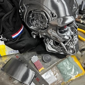 3d Print LED Terminator Arm Forearm Hand Head Chip T800 Bust Cosplay ...