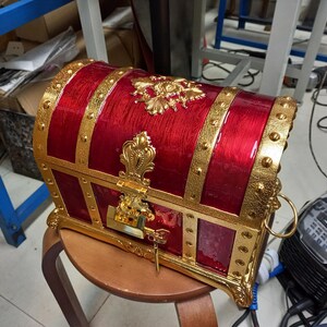 Full Metal RPG Treasure Chest Box Cosplay Prop - Etsy