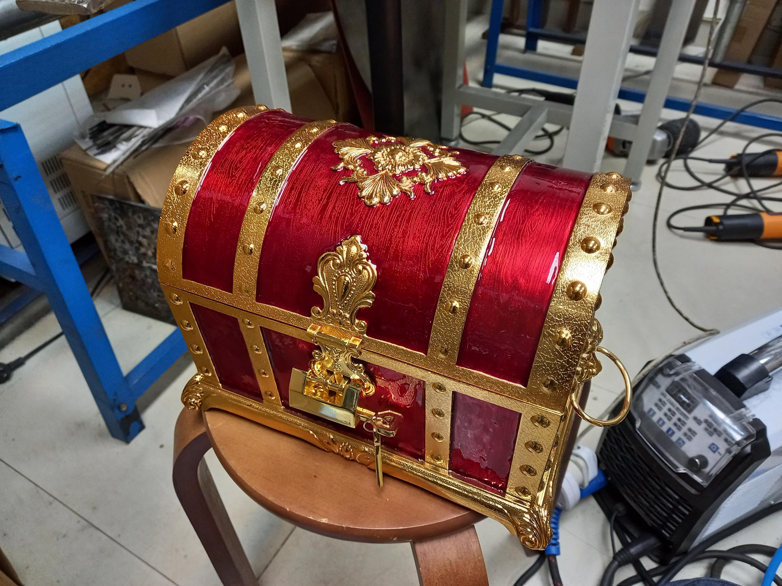 Full Metal RPG Treasure Chest Box Cosplay Prop - Etsy