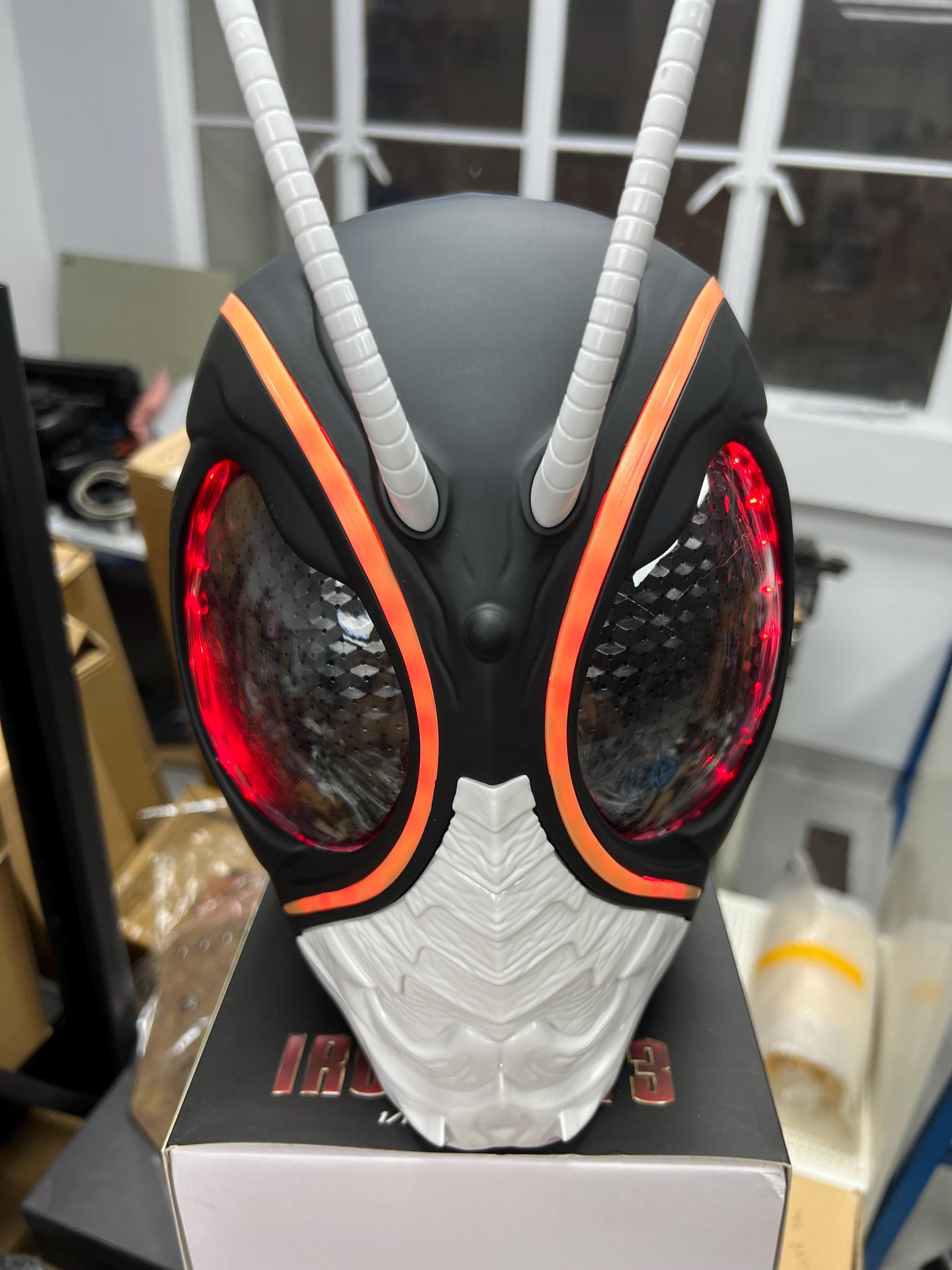 3d Print Masked Kamen Rider New Black Sun Coplsay LED Helmet - Etsy