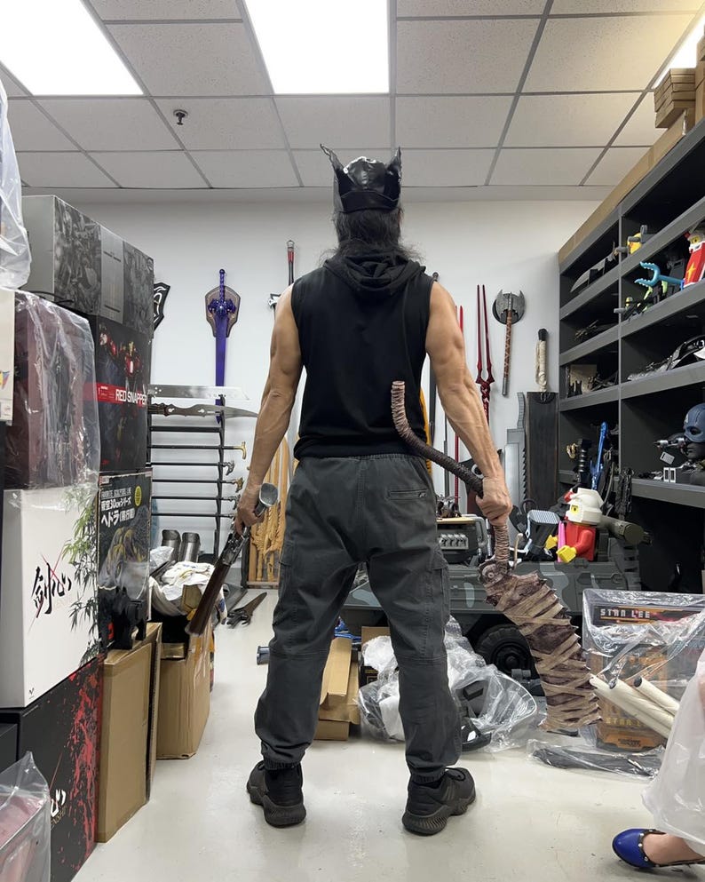 Bloodborne Hunter Saw Cleaver Blade Sword Hat Cosplay Elden Ring Dark ...