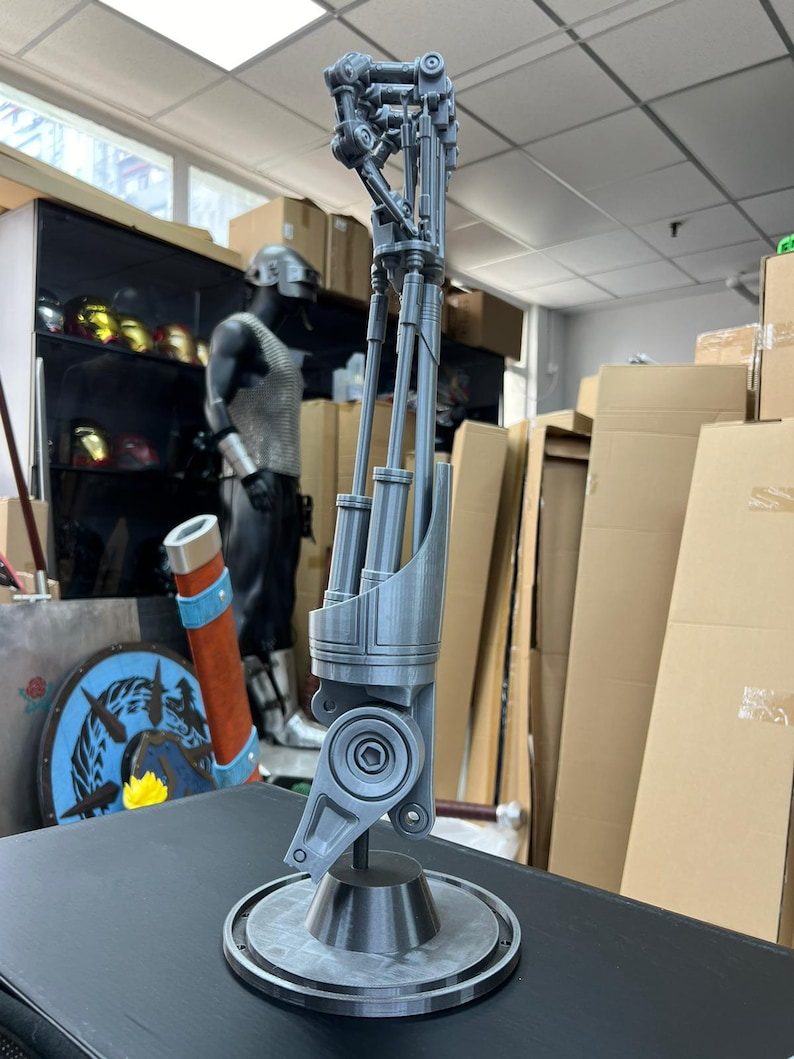 3d Print LED Terminator Arm Forearm Hand Head Chip T800 Bust Cosplay ...
