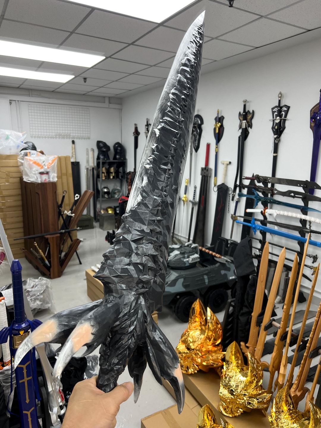 Devil Dante Monster Evil Sword Blade Cosplay Weapon - Etsy