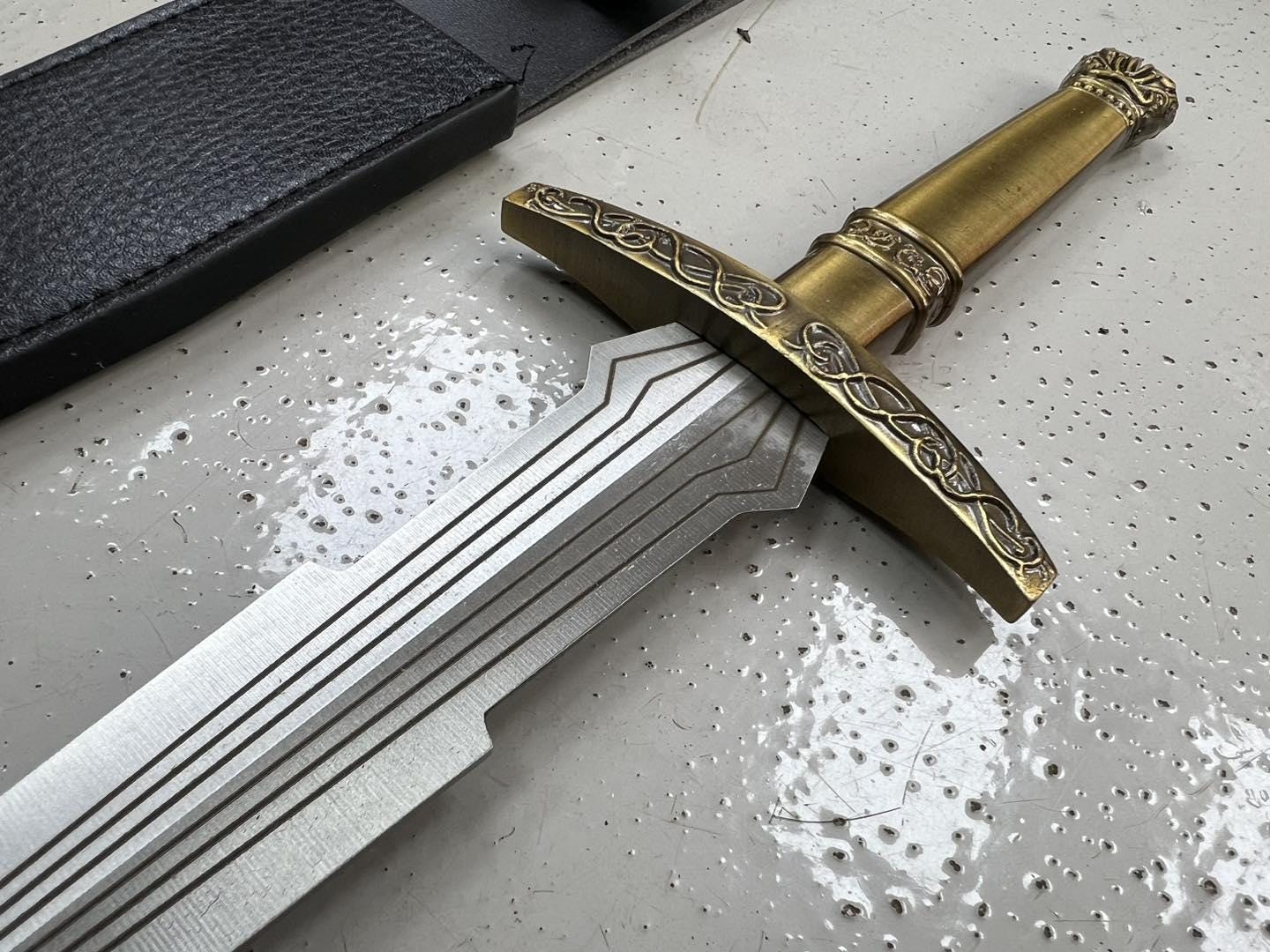 Steel Thor Loki Dagger Short Sword Scepter Cosplay Metal Weapon - Etsy