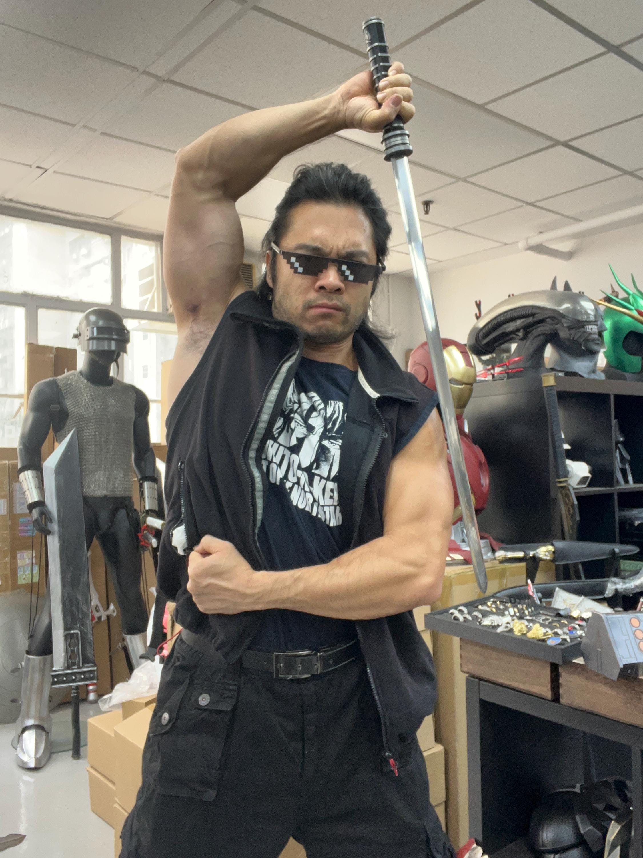Steel Blade Sword Cosplay Metal Weapon - Etsy