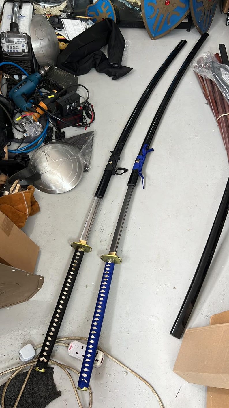 Final Fantasy VII XVI FF7 FF16 Steel PU Sword Katana Blade Cosplay ...