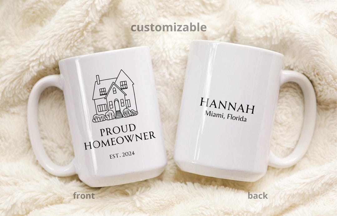 Personalized New Homeowner Mug / New Homeowner Gift / Personalized New ...