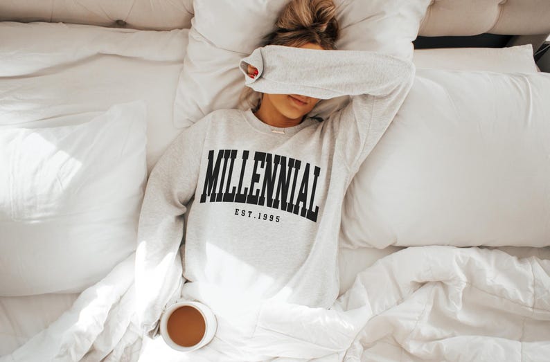 Custom Millennial Sweatshirt • Personalized Unisex Birthday Sweatshirt ...