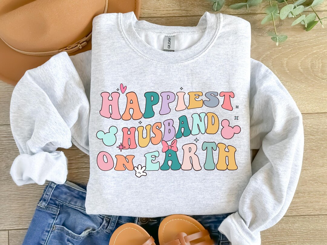 Disney Husband Shirt, Happiest Husband, Happiest Couple Shirt, Gifts ...