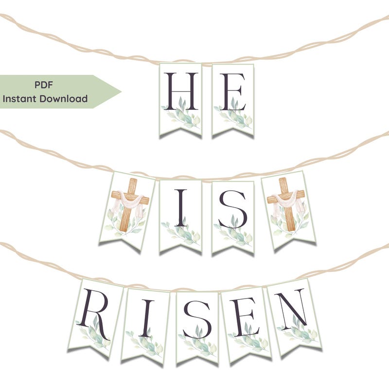 He is Risen - Etsy