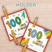 100th Day of School Pencil Gift Tag 100 Days Sharper Classroom Treat ...