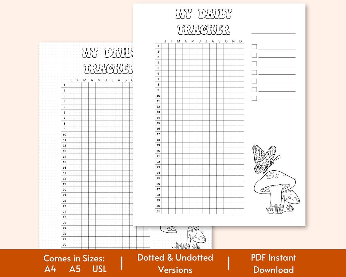Year in Pixels Tracker, Year at a Glance Mood Tracker, Workout Tracker ...