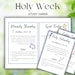 Holy Week Scripture Cards for Family Devotional Time Easter Story Cards ...