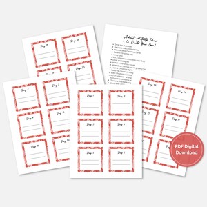 Advent Activity Cards, Advent Calendar Printable, Christmas Advent ...