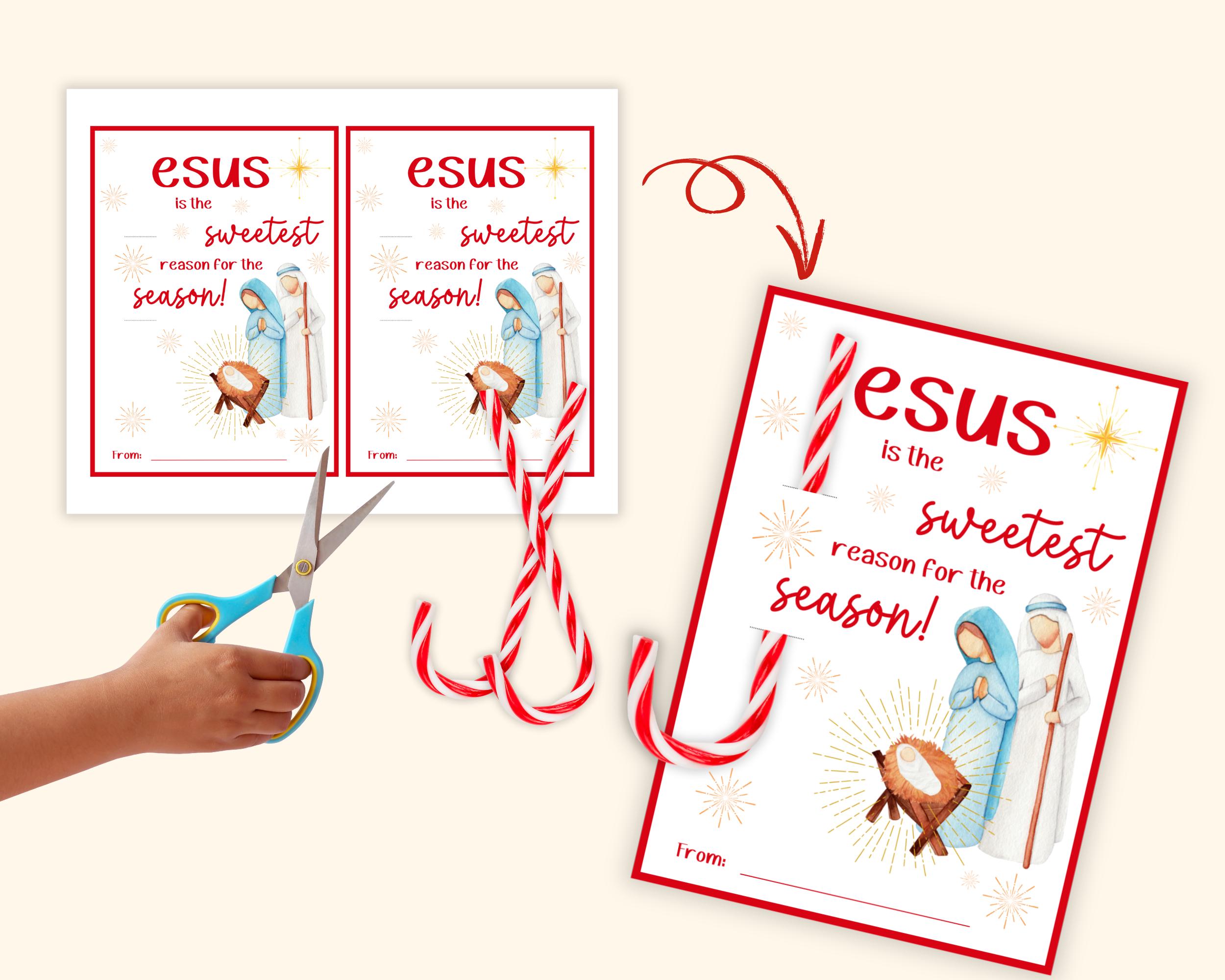 Candy Cane Holder Christian Gift Sunday School Classroom and Teacher ...
