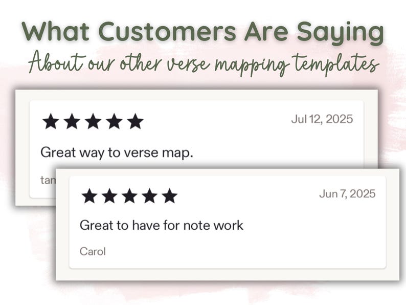 Boho Verse Mapping Printable for Bible Study Notes and Scripture ...