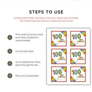 100th Day of School Pencil Gift Tag 100 Days Sharper Classroom Treat ...