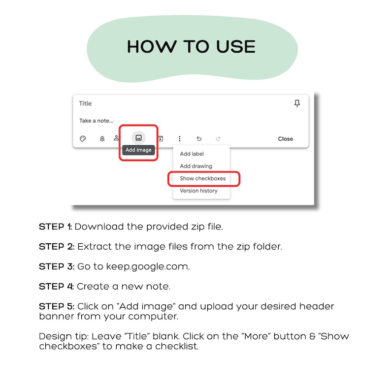 Google Keep Header Banner: Girly Grid (with Customization) | Instant ...