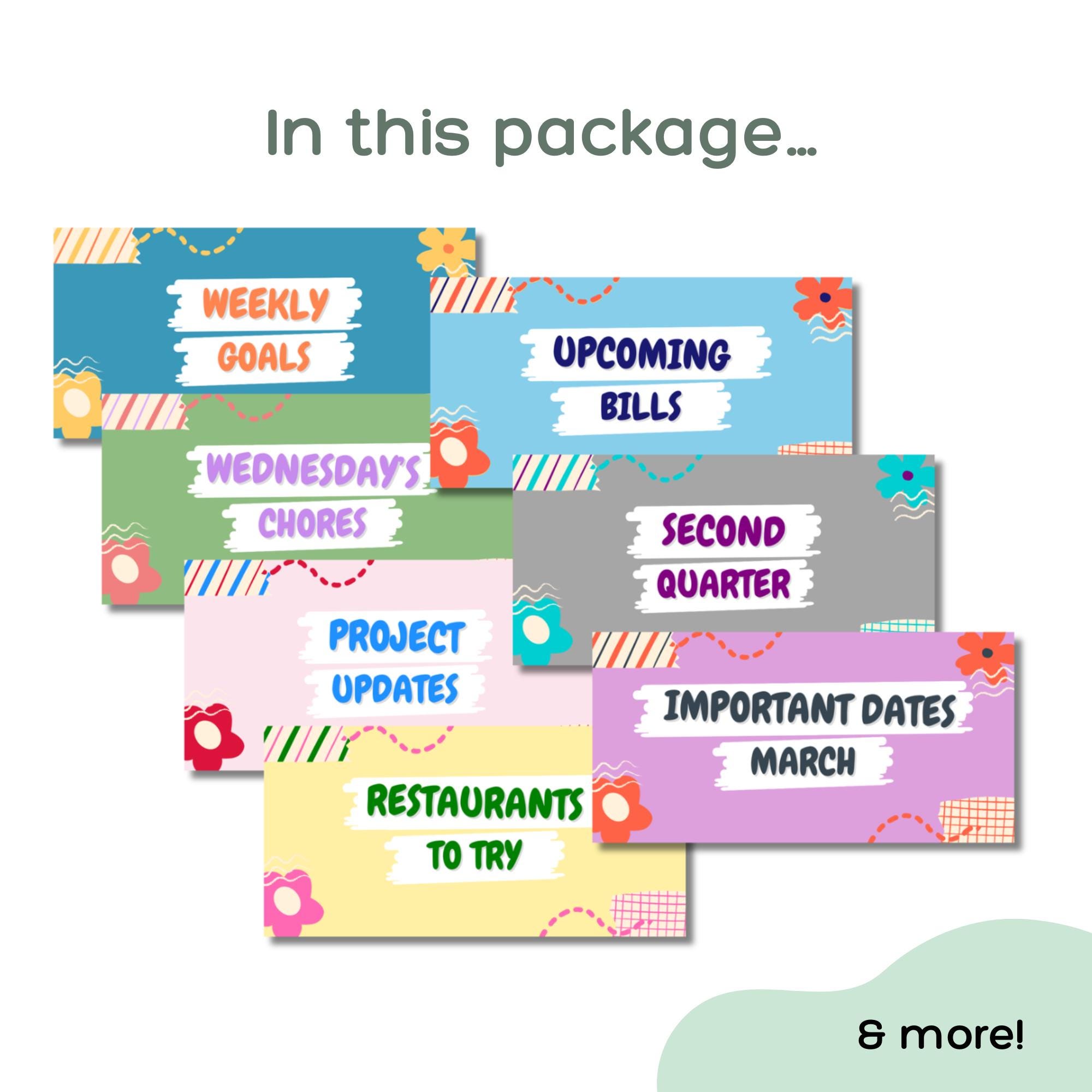 Google Keep Header Banner: Sticker Book (with Customization) | Instant ...