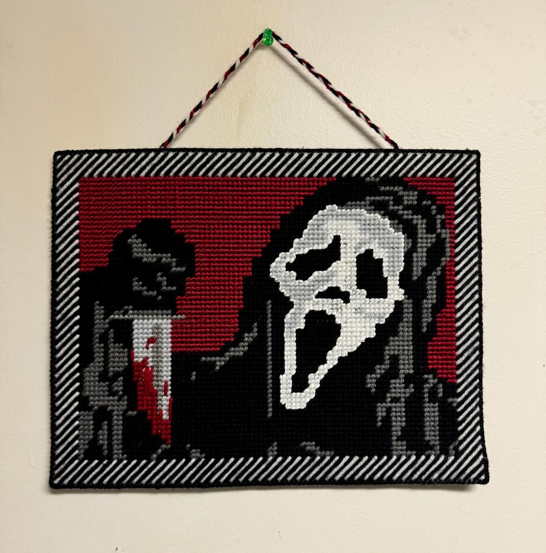 Glow in the Dark Scream Poster - Etsy