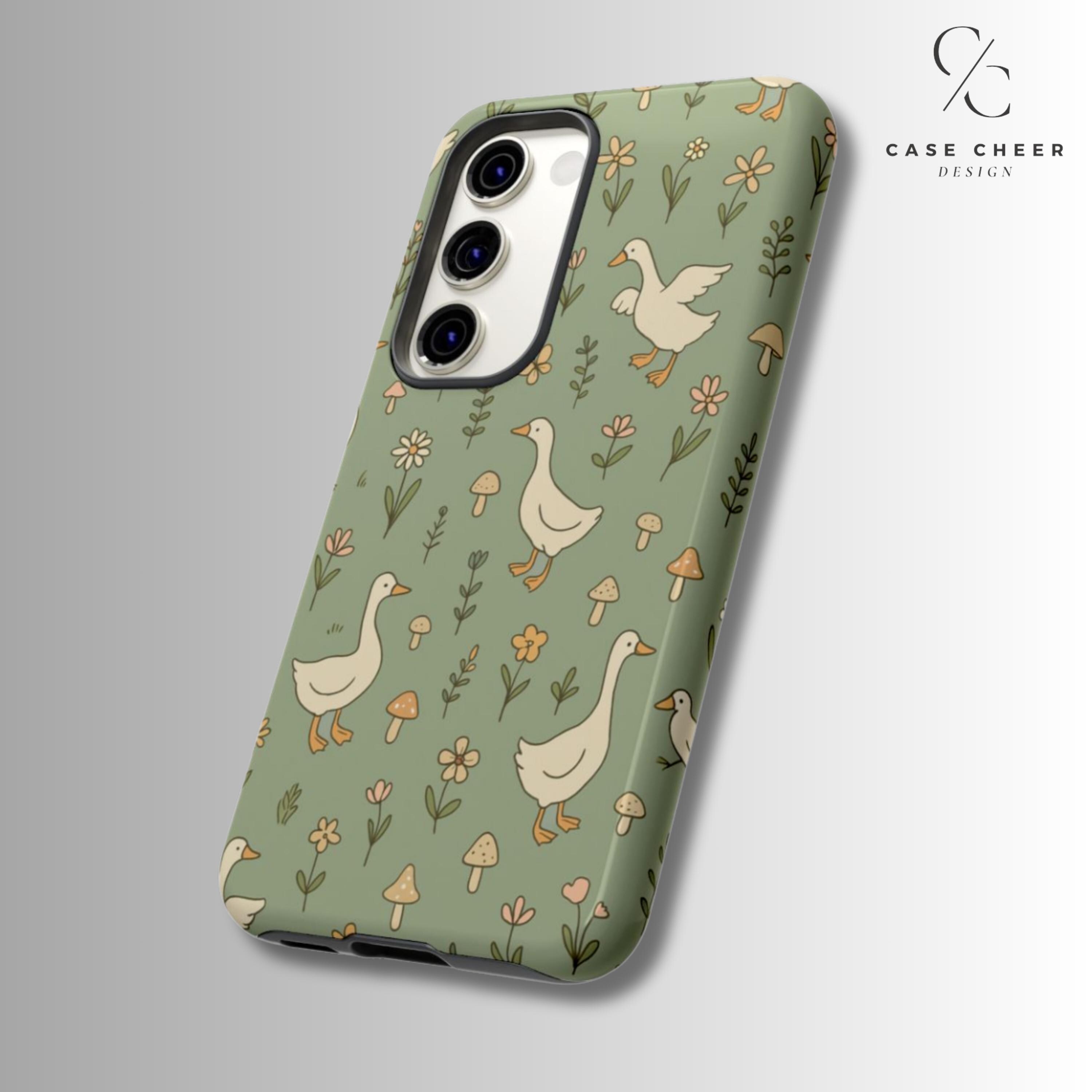 Goose Phone Case: Cottagecore Floral Iphone, Samsung, Pixel - Etsy