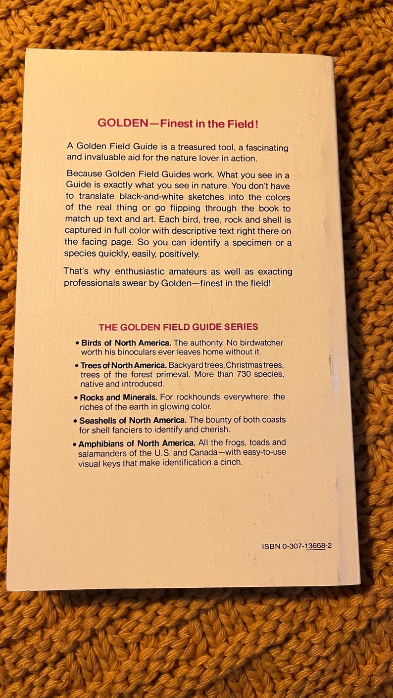 Golden Book Guide to Field Identication Trees of North America 1979/68 ...