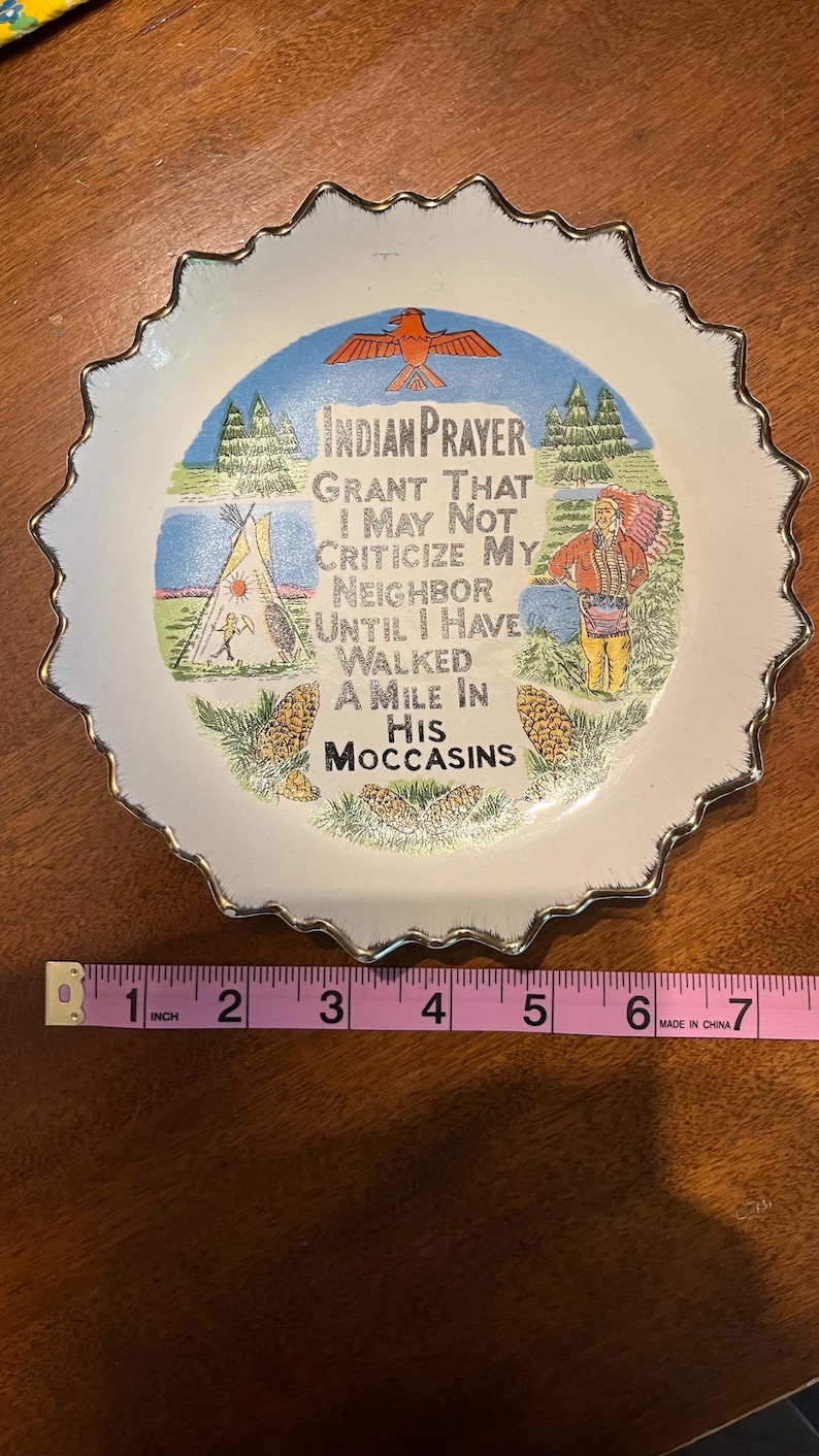 Native American Decortive Plate - Etsy