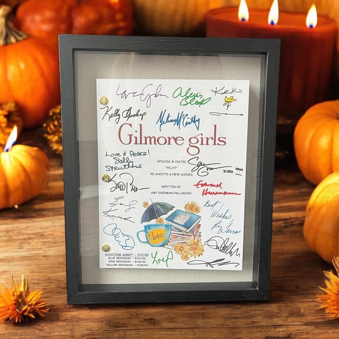 Vintage Gilmore Girls Autographed Pilot Script - Perfect Gift for the ...
