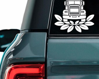 Semi Truck Decals X3) Certified Bad Ass Dump Truck Driver Stickers ...