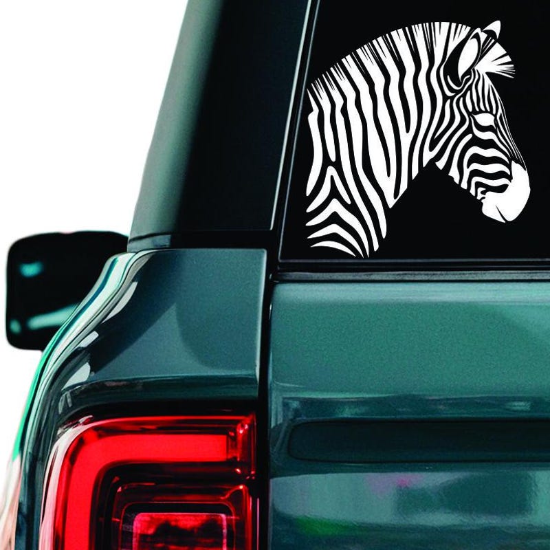 Zebra Decal - Etsy