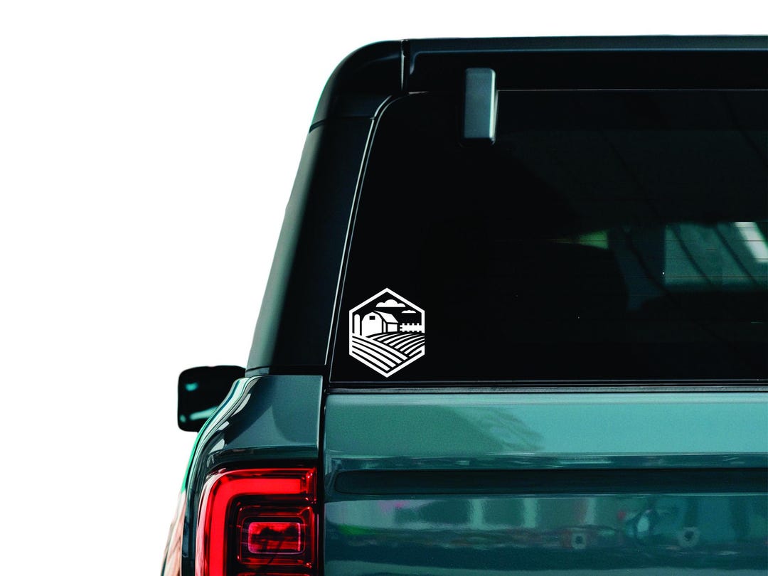 Farmer Decal, Farm Sticker, Farmland Decal, Agrarian Sticker, Off-the ...