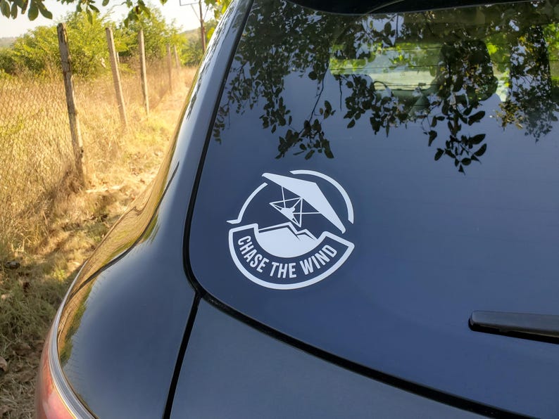 Hang Glider Sticker – Silhouette Vinyl for Flying and Adventure Lovers ...