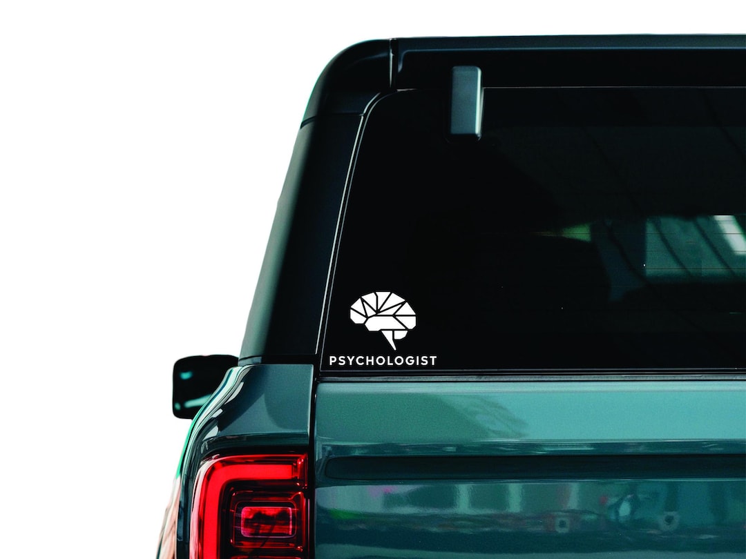 Psychologist Decal, Mental Health Professional Sticker, Psychology ...